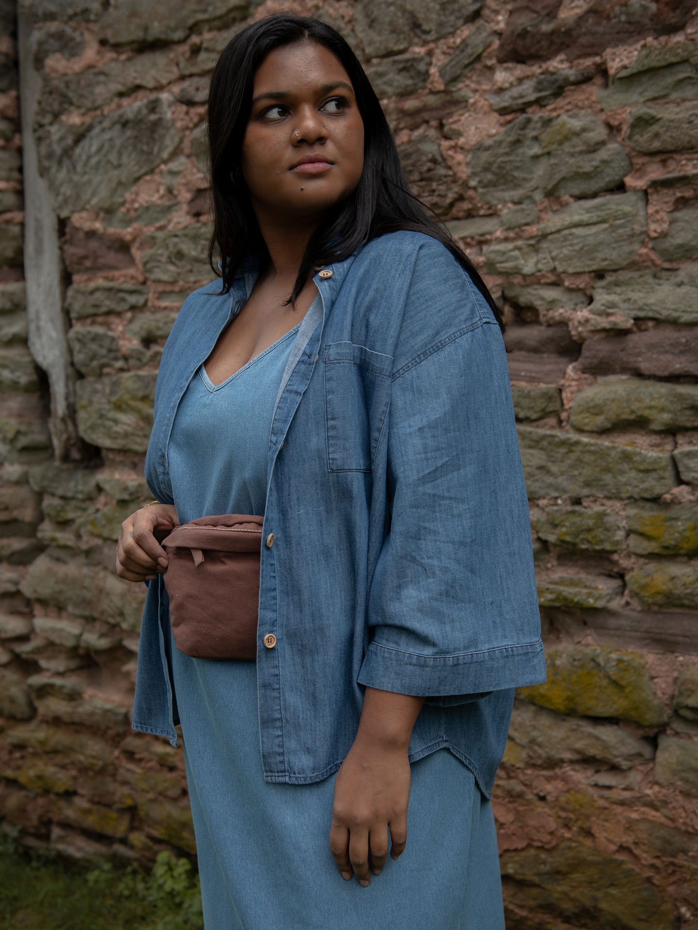 Chambray Denim Shirt for Women | The Simple Folk